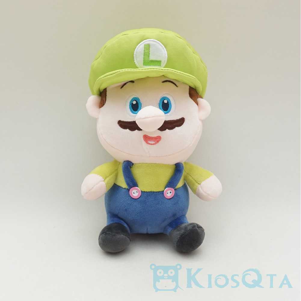 Jual boneka luigi mario bros and friends hijau muda small