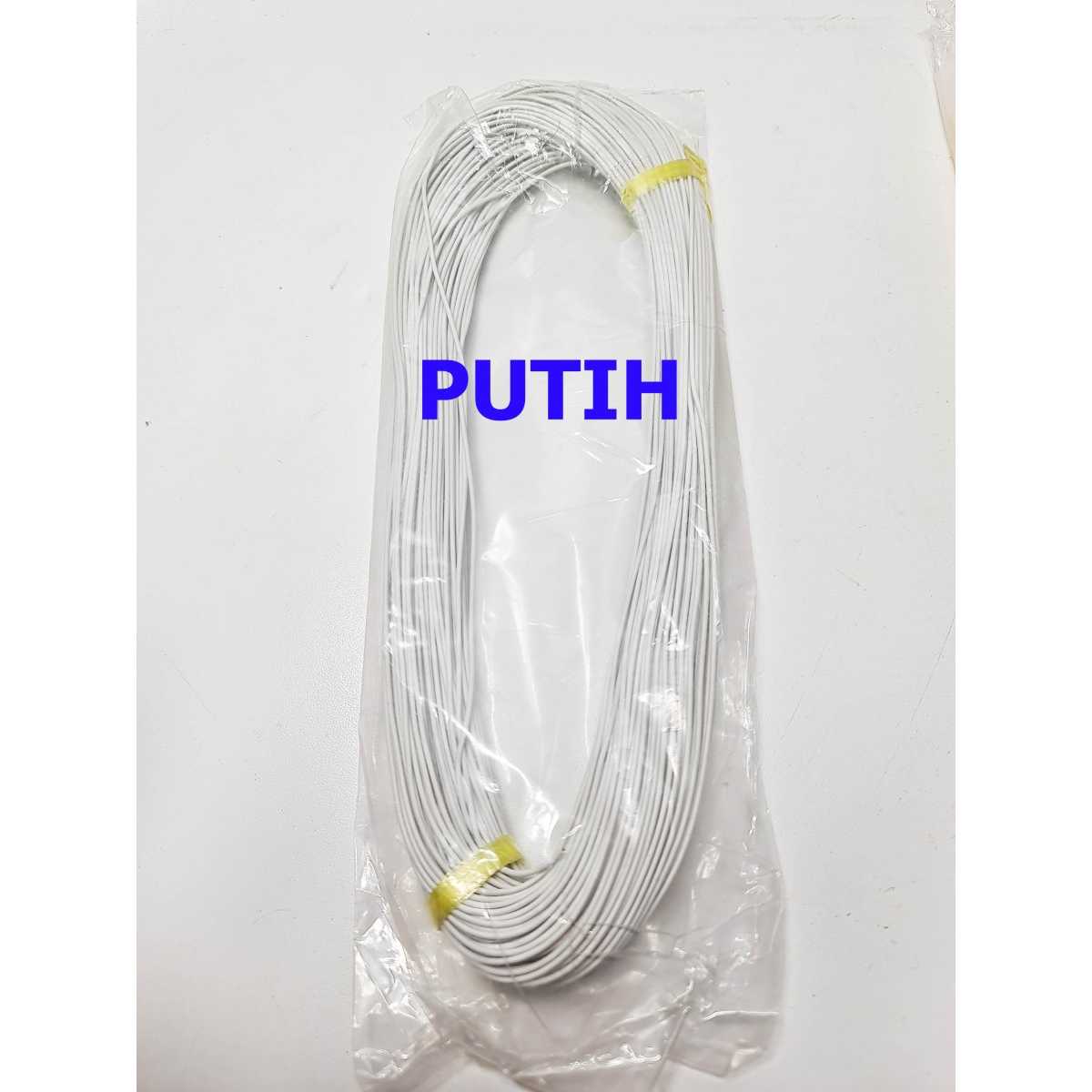 Jual Kabel Tunggal Mini Tembaga 0,5mm 1 roll = 40 Meter - kabel