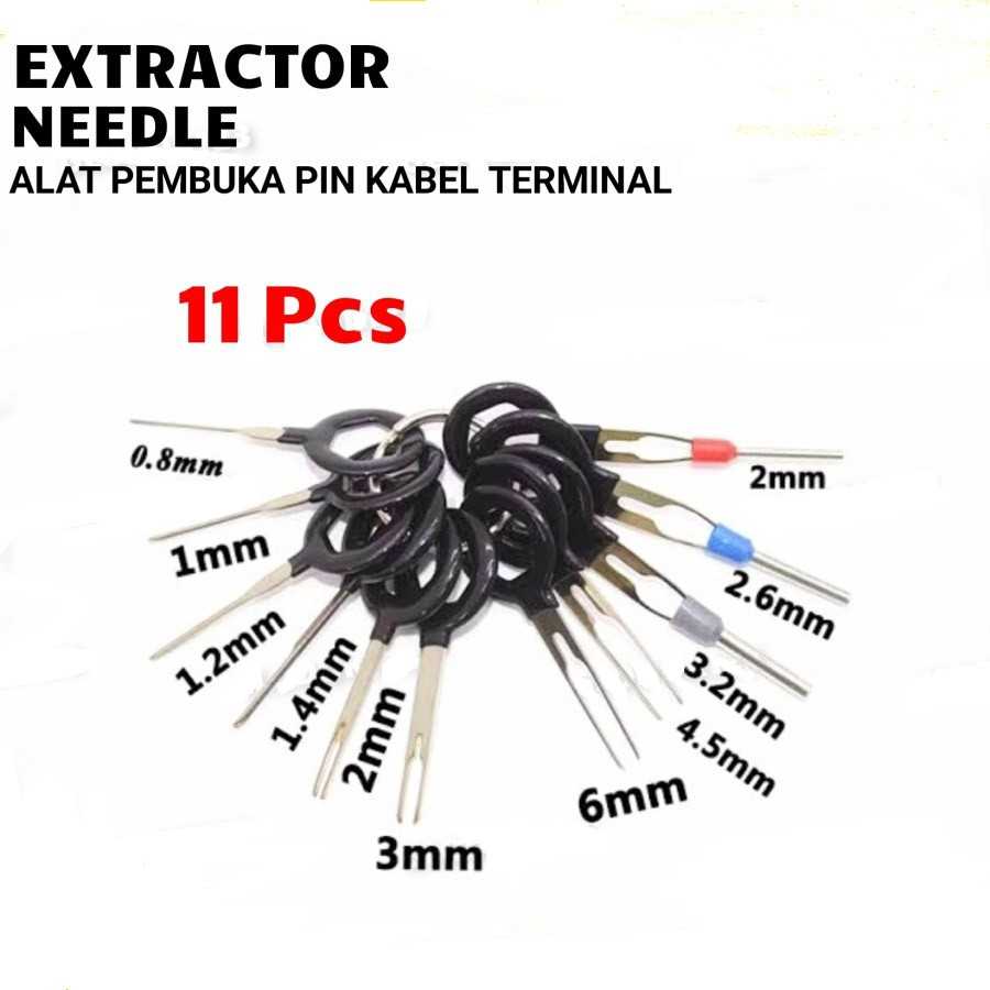 Jual Pelepas Skun Pin 11pcs Konektor Kabel Terminal Ekstraktor