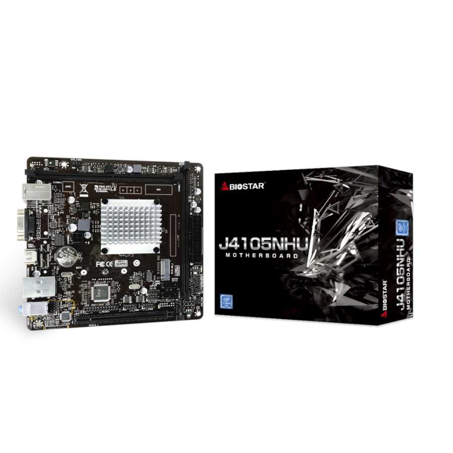 Jual BIOSTAR J4105NHU Intel On Board J4105 DDR4 Mini-ITX | Jakmall.com