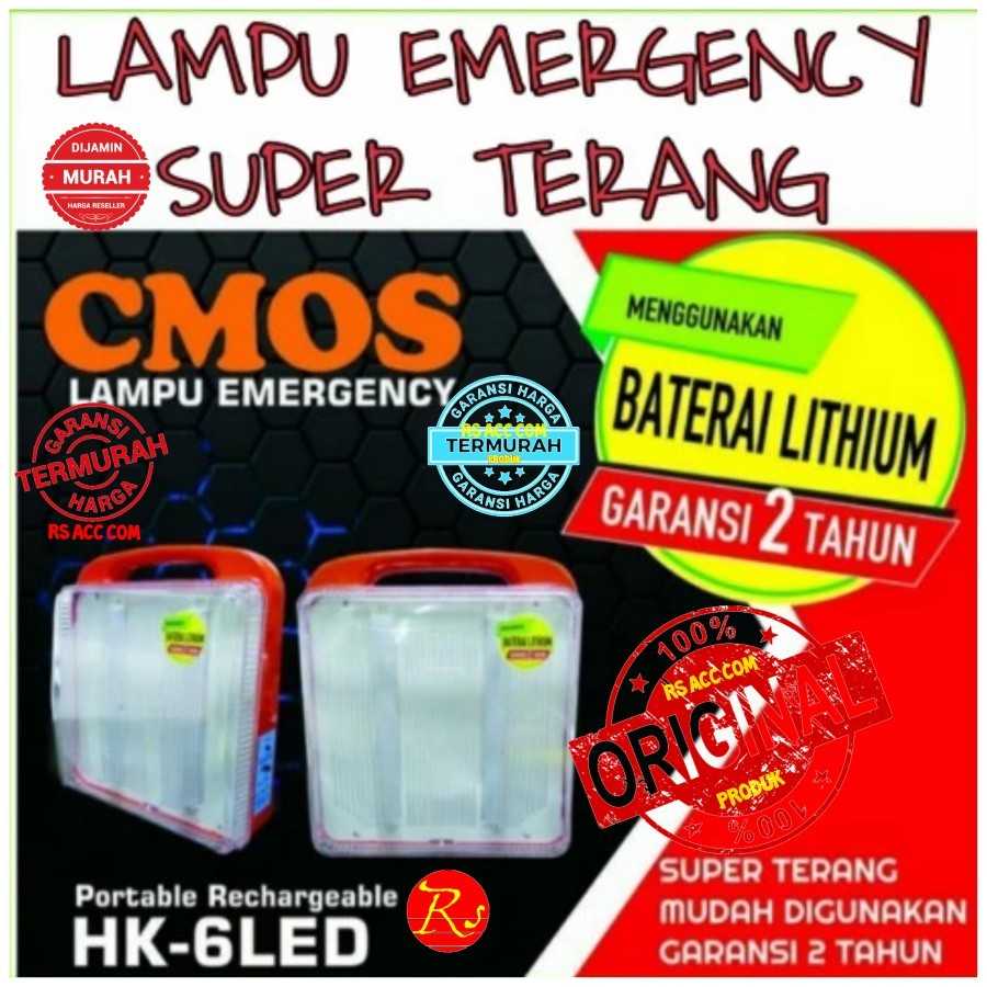 Jual CMOS HK-6 LED Emergency Lamp / Lampu Darurat CMOS HK-6 LED