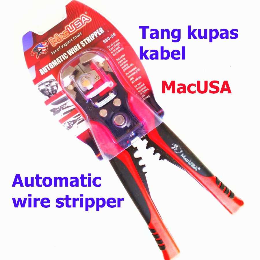 Jual MACUSA AUTOMATIC WIRE SRTIPPER / TANG KUPAS KABEL OTOMATIS