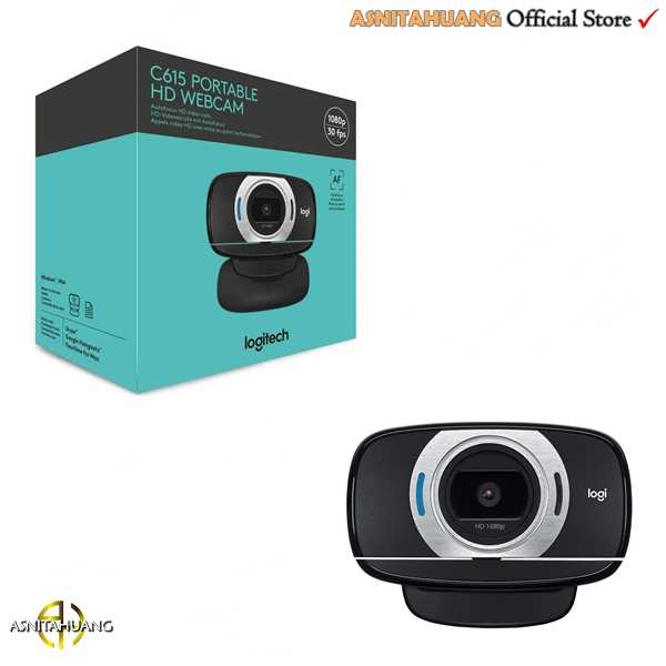 Jual Logitech C615 HD Laptop Webcam 1080p with Autofocus | Jakmall.com