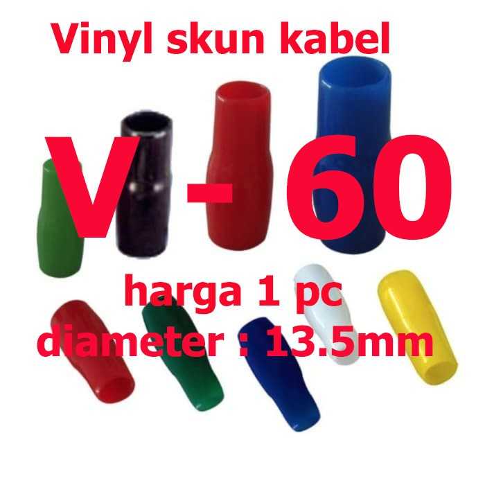Jual V-60 Vinyl Skun Kabel KSP V-60 terminal insulation karet 1