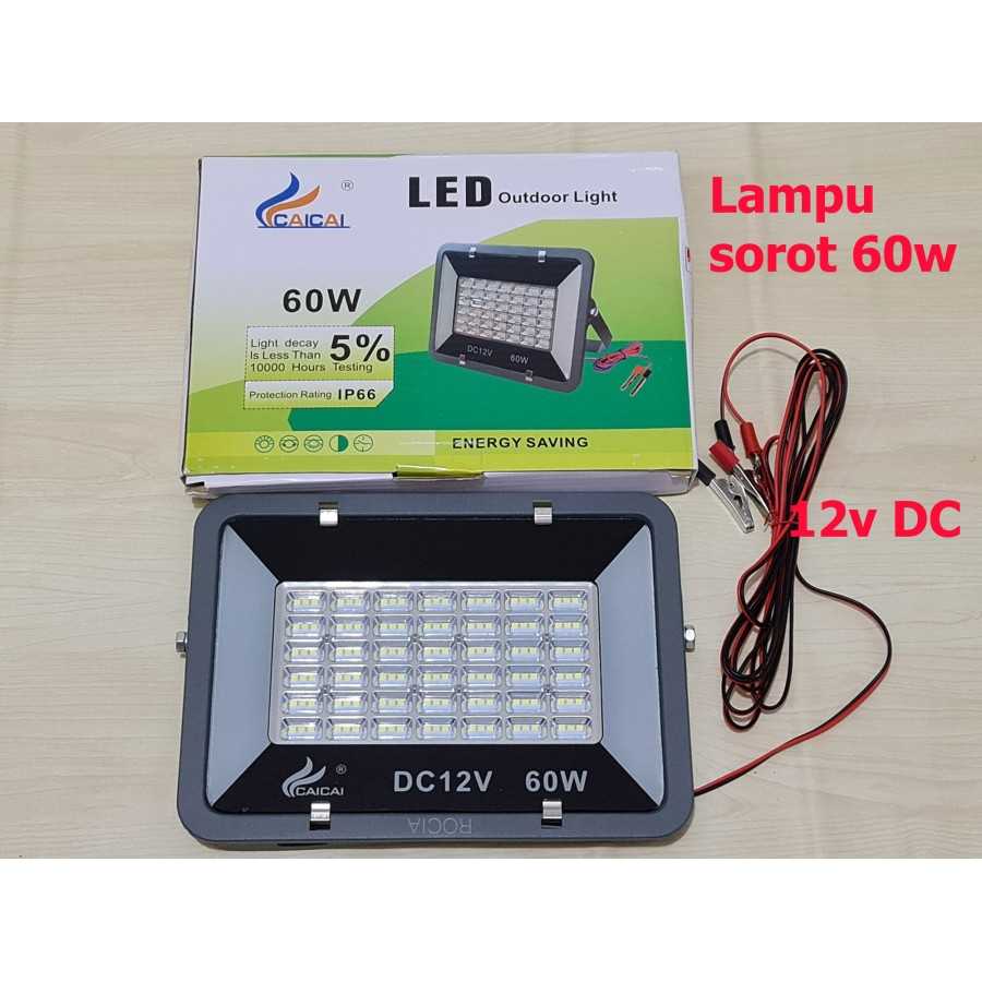 Jual ROCIA CAICAI 12v DC 60 watt 126 led SMD Floodled TIPIS
