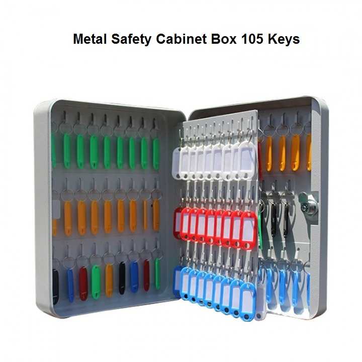 Jual Wall Mount Safe Security Cabinet Box 105 Keys - Kotak