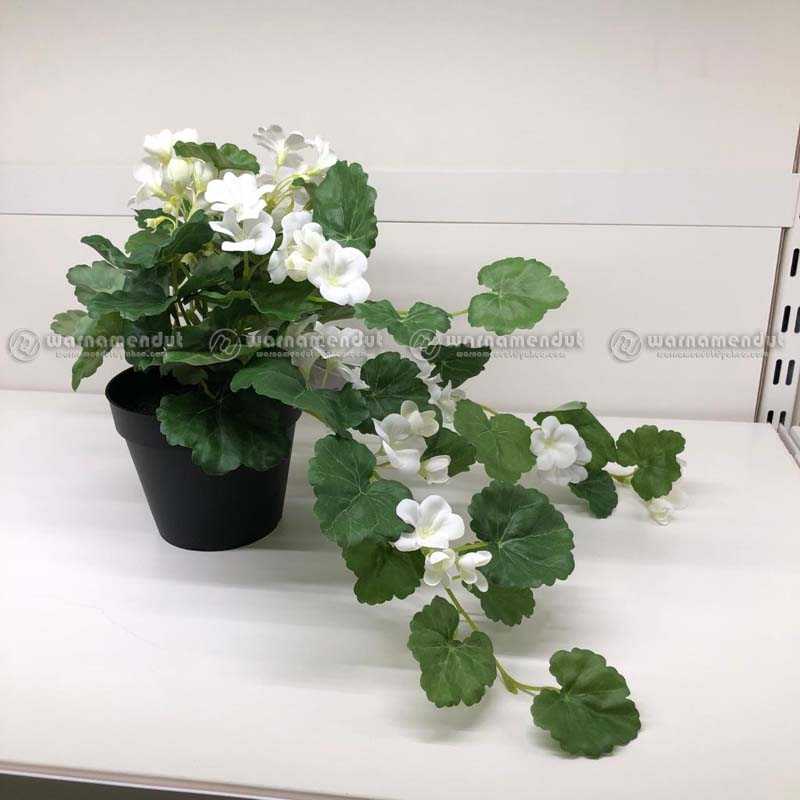 Jual WMO IK70506510 FEJ Tanaman tiruan dlm pot model geranium
