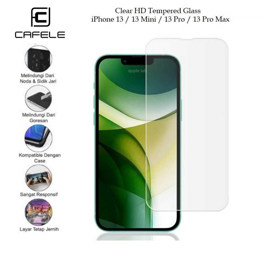 Jual CAFELE iPhone 13 / 13 Mini / 13 Pro / Pro Max - Tempered