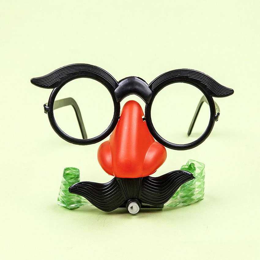 Jual Kacamata Hidung Kumis Palsu Mainan Badut Peluit Tiup Lucu