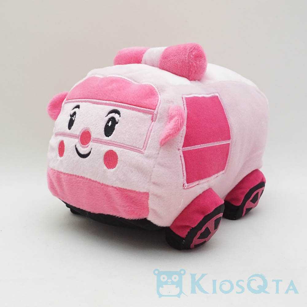 Jual boneka amber robocar poli mobil ambulance pink | Jakmall.com