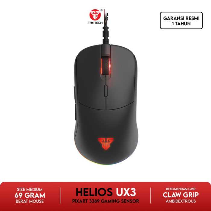 Jual Fantech UX3 Helios Mouse Gaming RGB | Jakmall.com