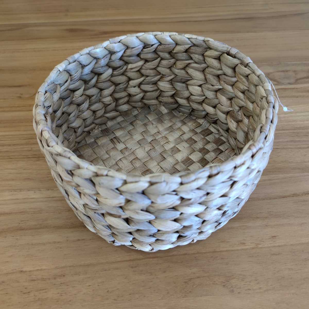 Jual Keranjang Tray Mini Pot Bulat Ceper Kecil Enceng Gondok