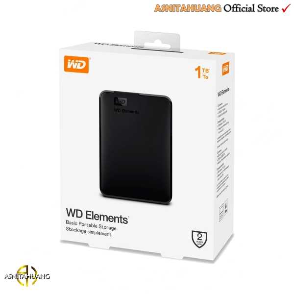 Jual WD Elements 1TB - Portable HDD External WD Element 1TB 2.5"