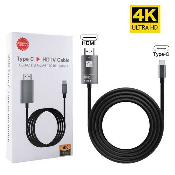 Jual USB Type-C 3.1 To HDMI Adapter / HDTV 4K Panjang 2 Meter