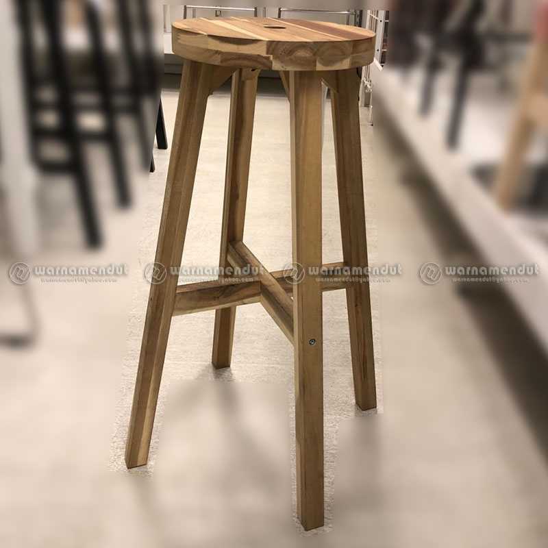 Jual WMO IK80305479 SKOG Bangku bar kayu akasia solid dg tinggi
