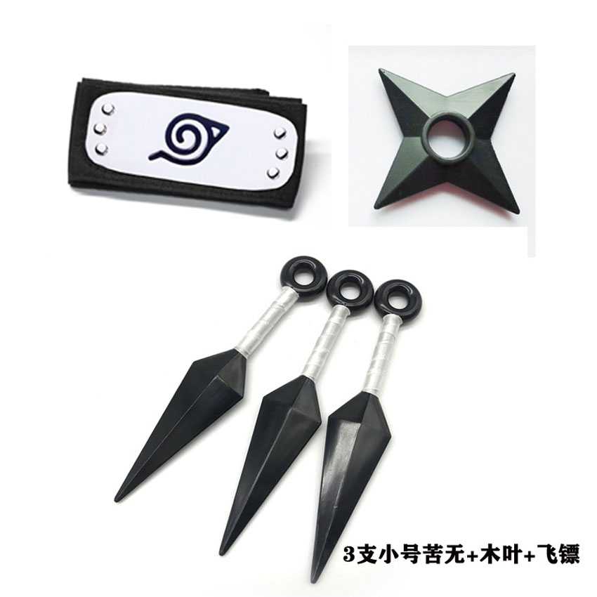 Jual Ninja Naruto 3 Small Kunai Konoha Shuriken Toy Mainan