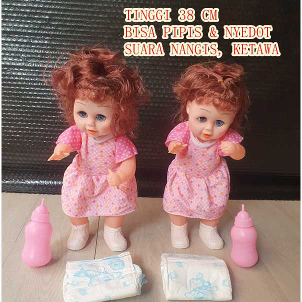Jual MAINAN BONEKA SUSAN BABY DOLL BISA PIPIS DAN NYEDOT ADA