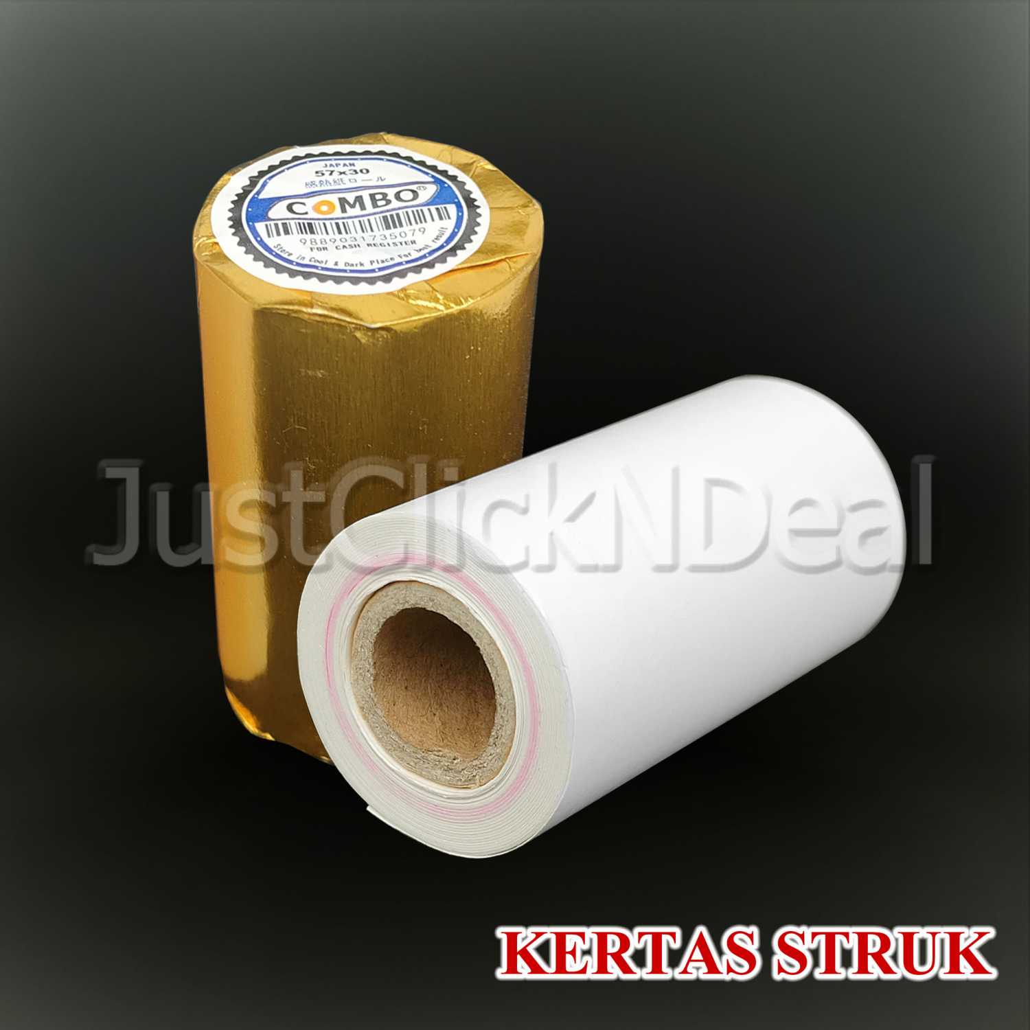 Jual Combo Kertas Struk Kasir Paper Thermal Roll EDC E-Printer