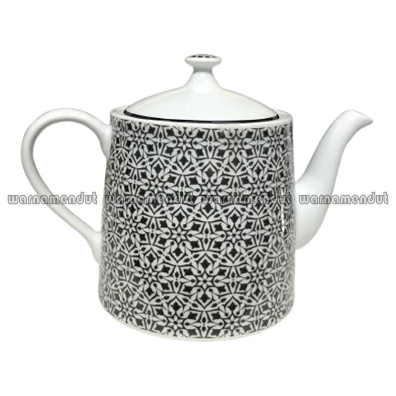 Jual Teko teh poci tea pot minimalis keramik 800ml WMO IK7921