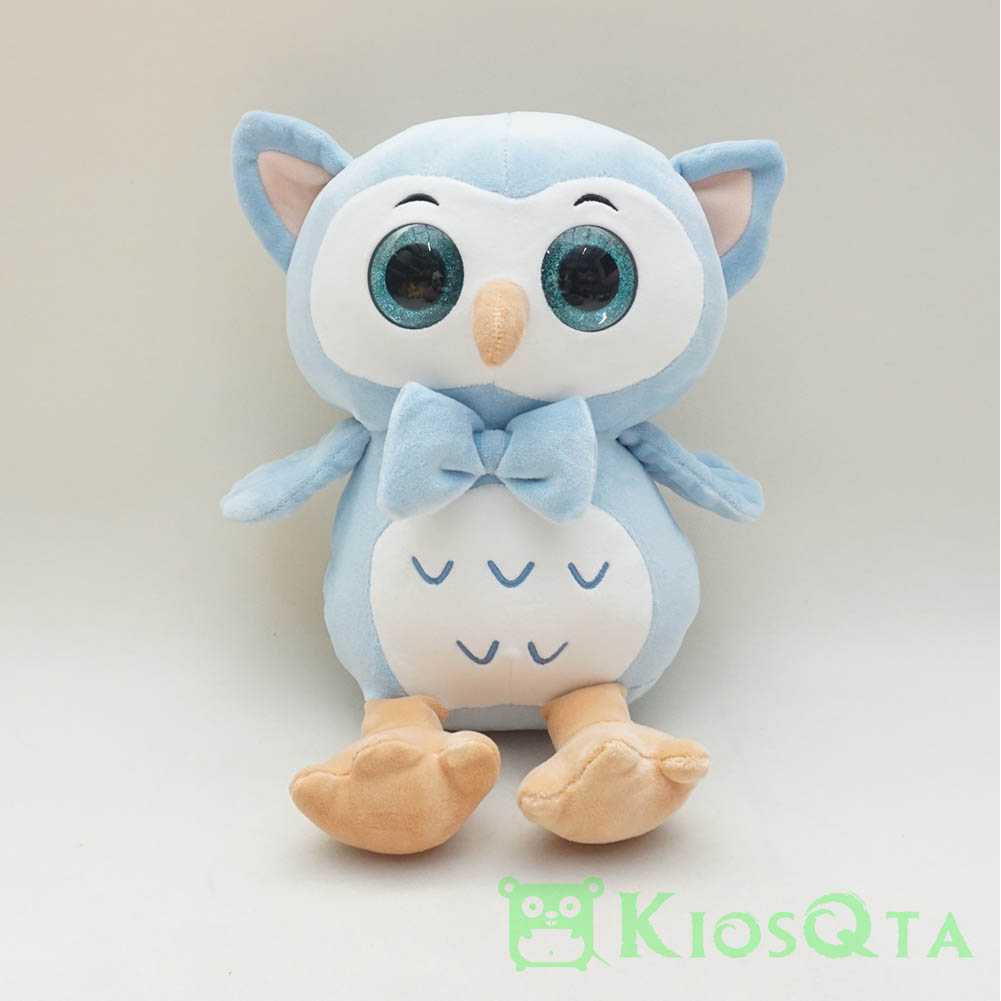 Jual boneka owl burung hantu biru mata besar | Jakmall.com
