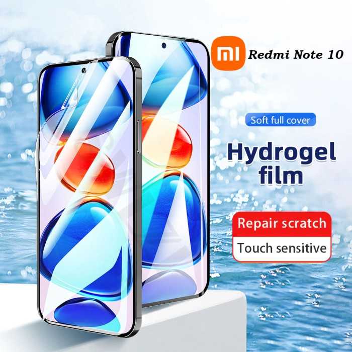 Jual Hydrogel Xiaomi Redmi note 10 Screen Protector Not tempered