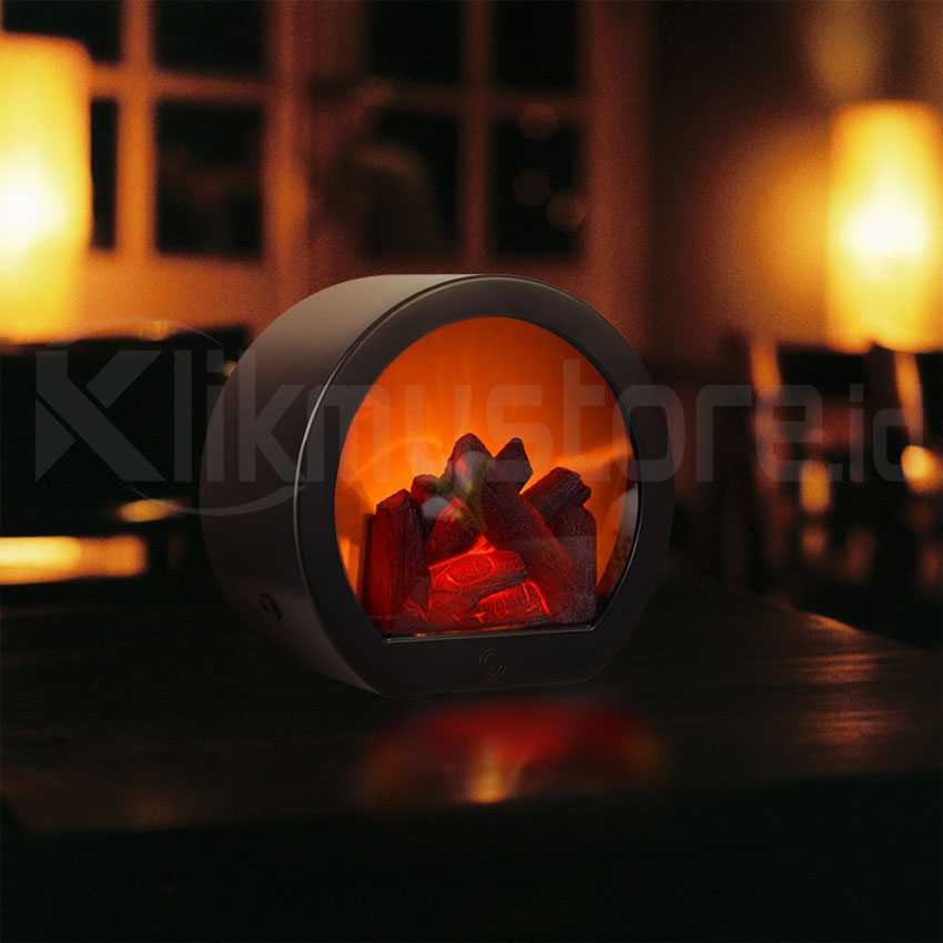 Jual Lampu Perapian Hias LED Fireplace Flame Light Kayu Bakar