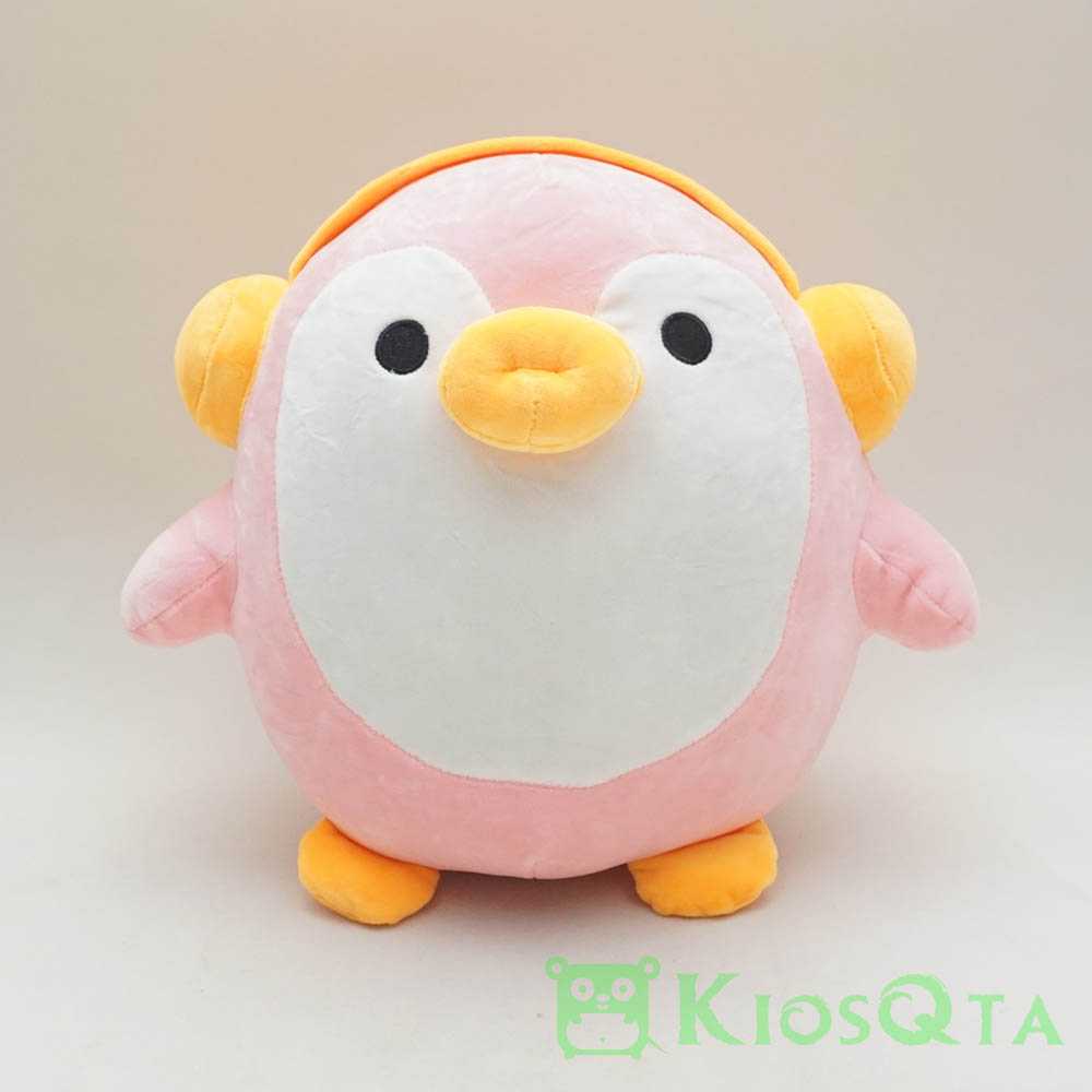Jual boneka penguin lucu cute pinguin headphone ear warmer pink