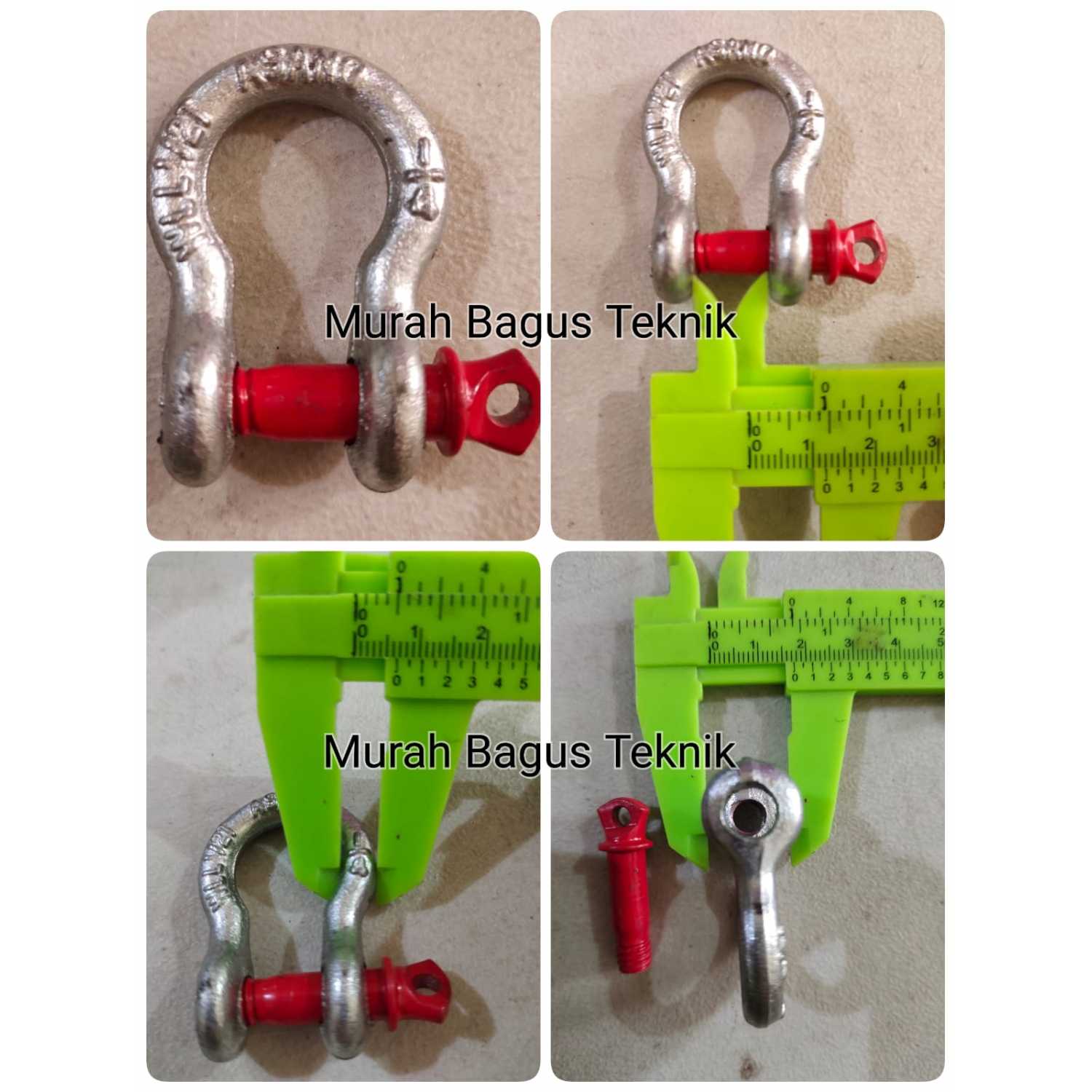 Jual SEGEL D OMEGA 1/4" 0.5TON SCREW PIN SHACKLE G209 Segel