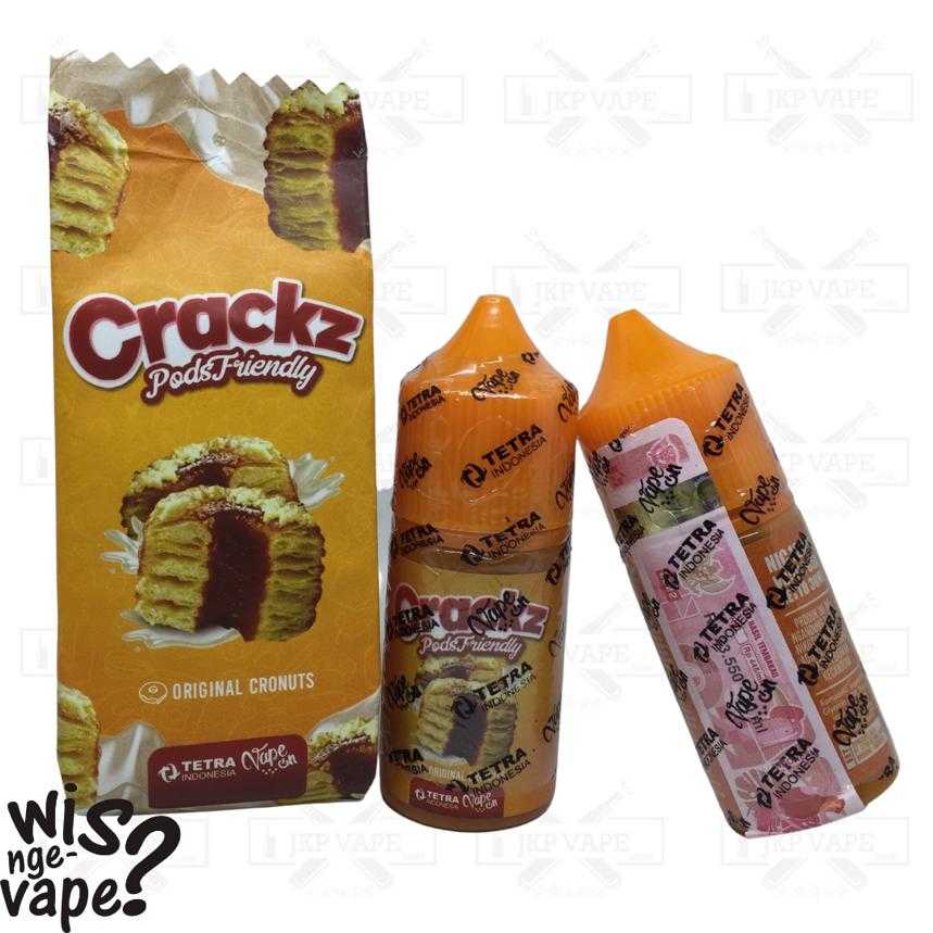 Jual Crackz V2 Original Cronuts 30ml - by Tetra Liquid Pods
