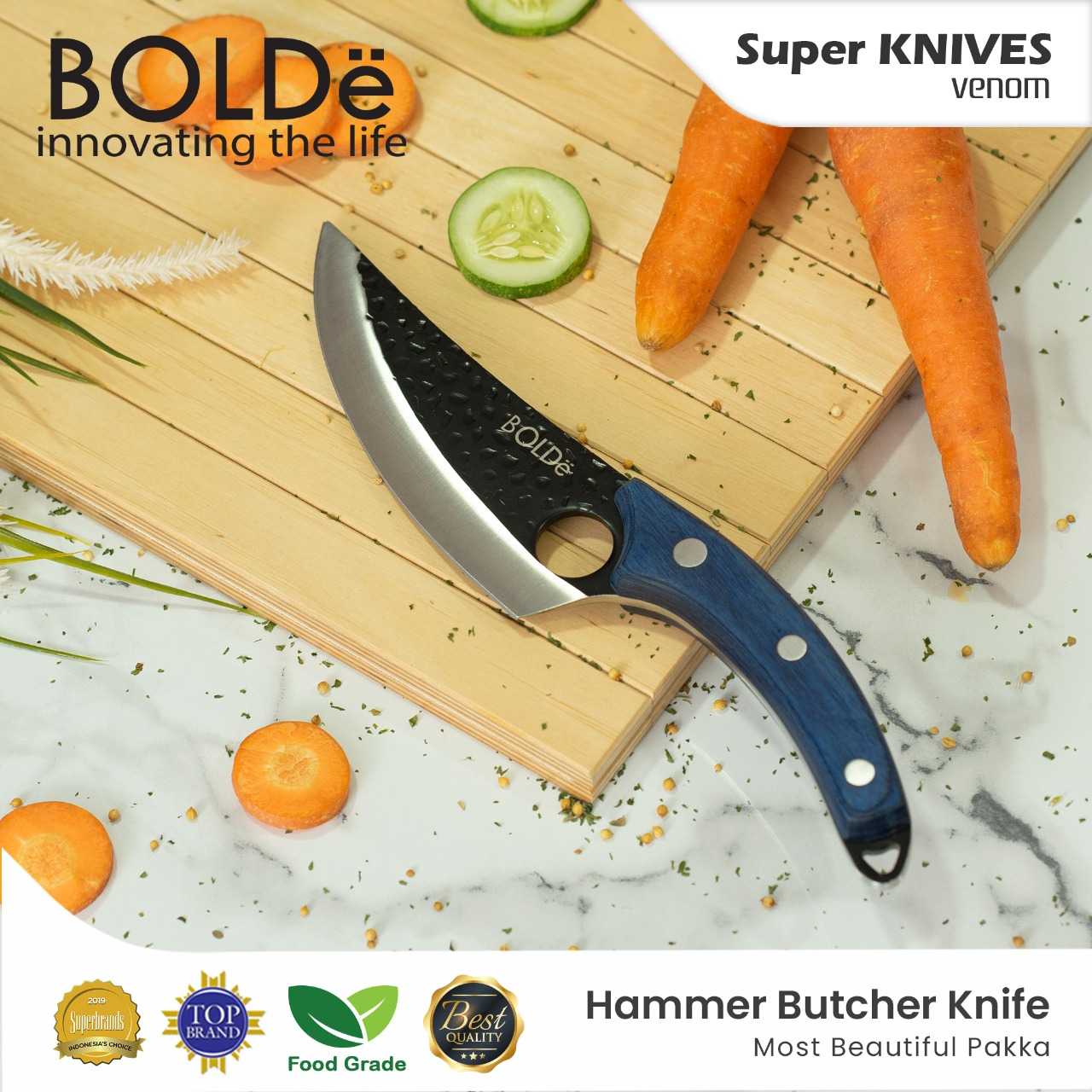 Jual BOLDe Super Knives Venom Hammer Butcher Knife | Jakmall.com