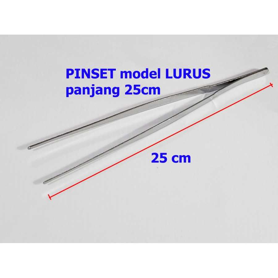 Jual pinset lurus besar panjang 25cm Tweezer akuarium Aquascape
