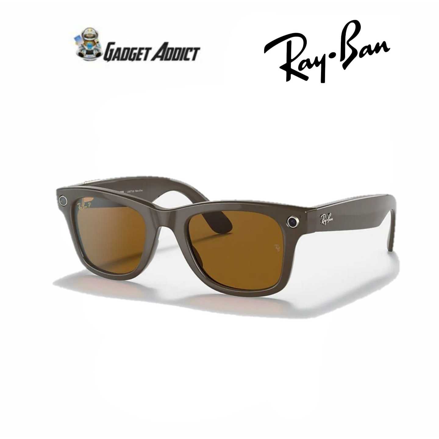 Jual Ray-Ban Stories Wayfarer Smart Glasses - Brown Gradient Jual Ray-Ban Stories Wayfarer Smart Glasses - Brown Gradient