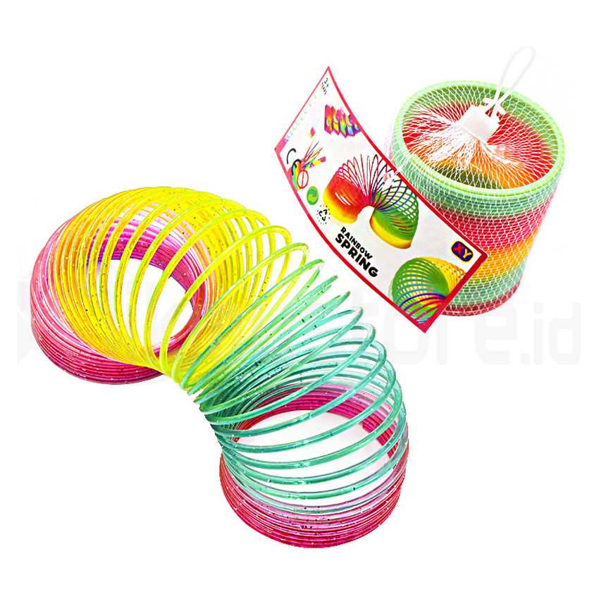 Jual Rainbow Spring Mainan Per Pegas Big Size Spiral Klasik Anak