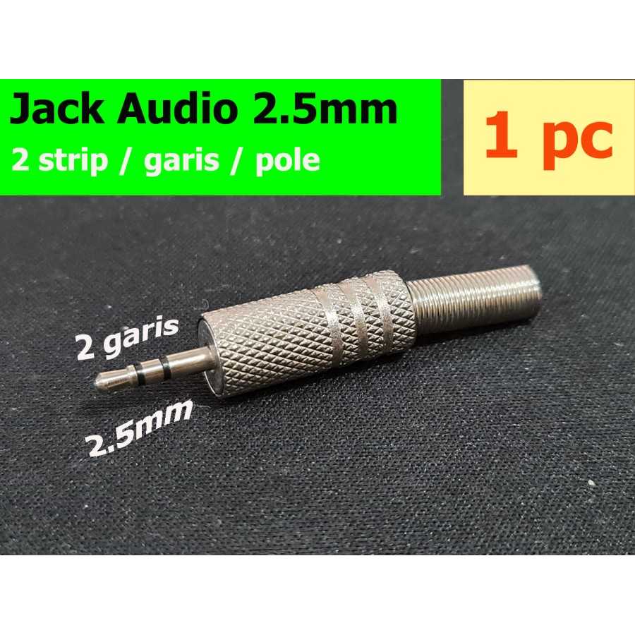 Jual Jack Conion Mini Stereo 2.5mm Besi Metal Audio 2,5 mm
