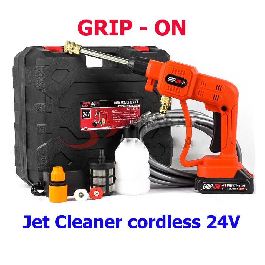 Jual GRIP ON 24V Jet Cleaner cordless baterai Mesin Cuci STEAM