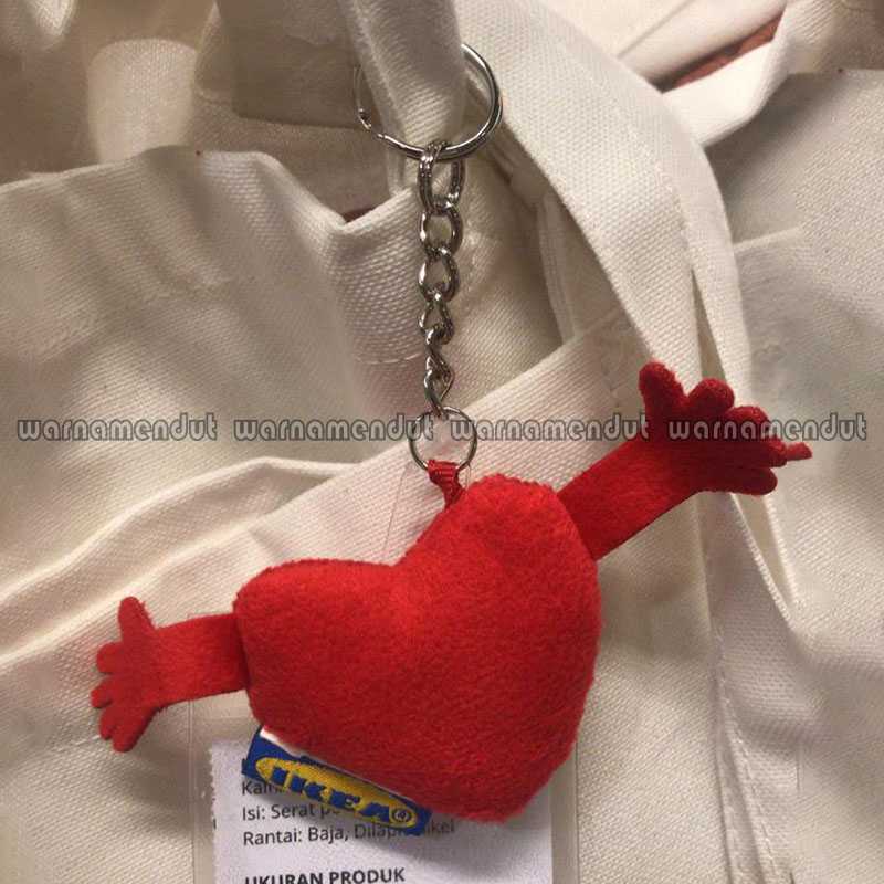 Jual Gantungan kunci hati aksesoris 5x13cm WMO IK7070 EFTER