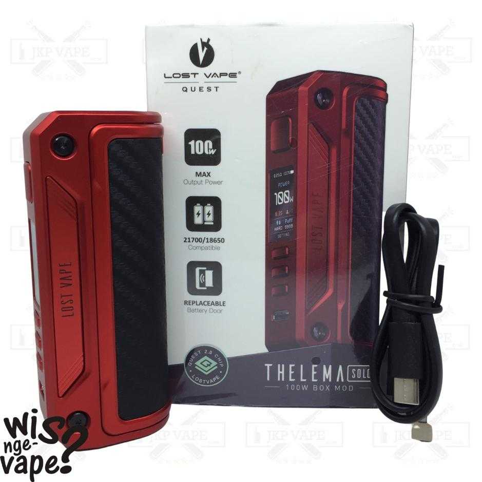 Jual Lost Vape Thelema Solo 100W Box MOD ONLY - by Lostvape
