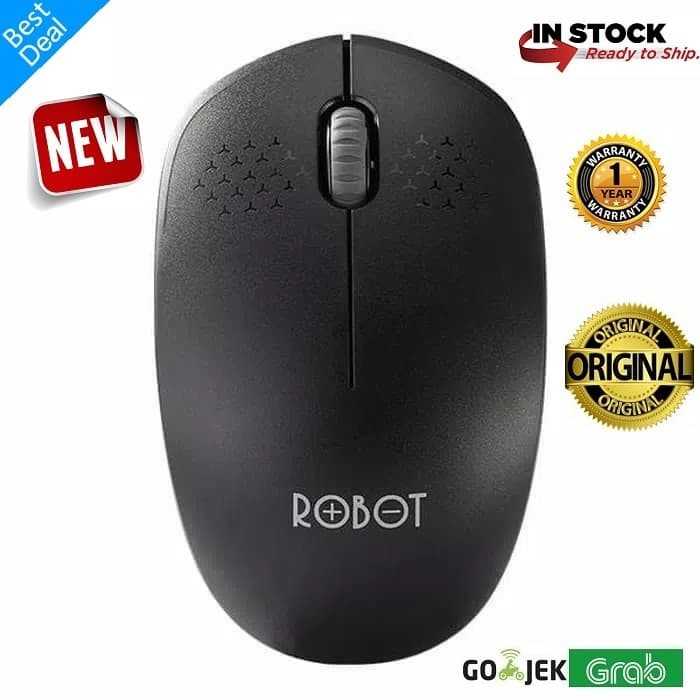 Jual Mouse Wireless Robot M210 2.4G Wireless Optical USB Mouse