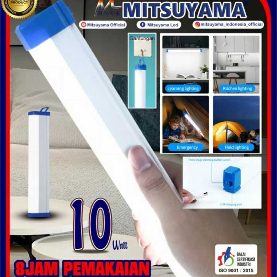 Jual Lampu Belajar 10w MS-E7610 mitsuyama emergency cas Neon LED