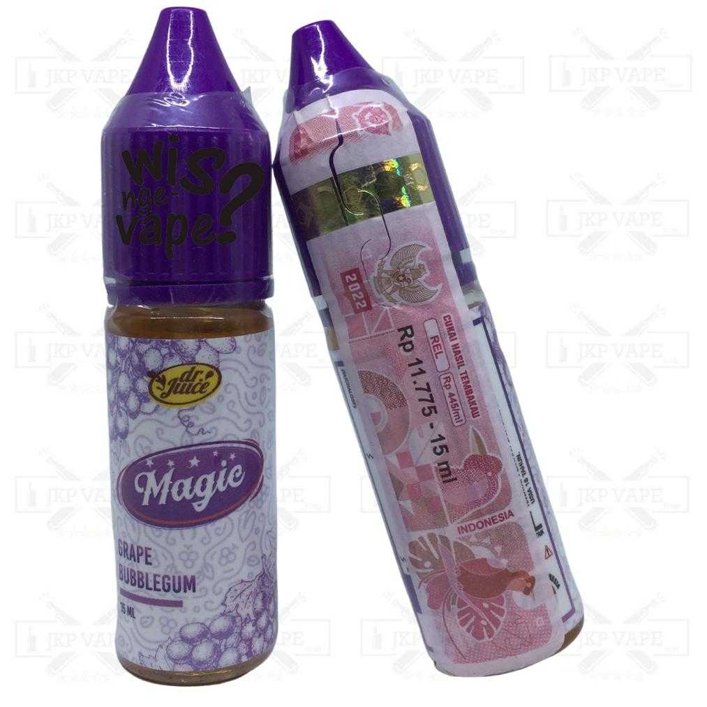 Jual Magic Grapes Bubblegum 15ml - Salt Nic By Dr Juice Liquid