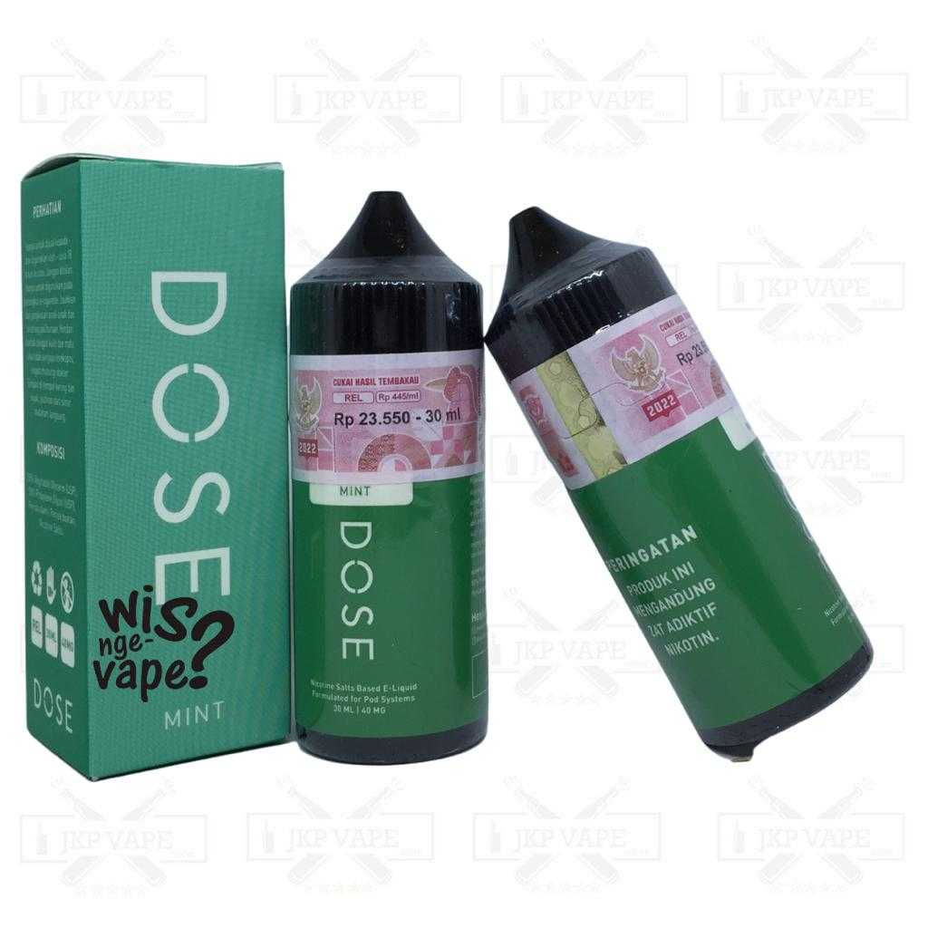 Jual DOSE MINT 30ML - SALT NIC PREMIUM LIQUID VAPE BY HEX JUICE