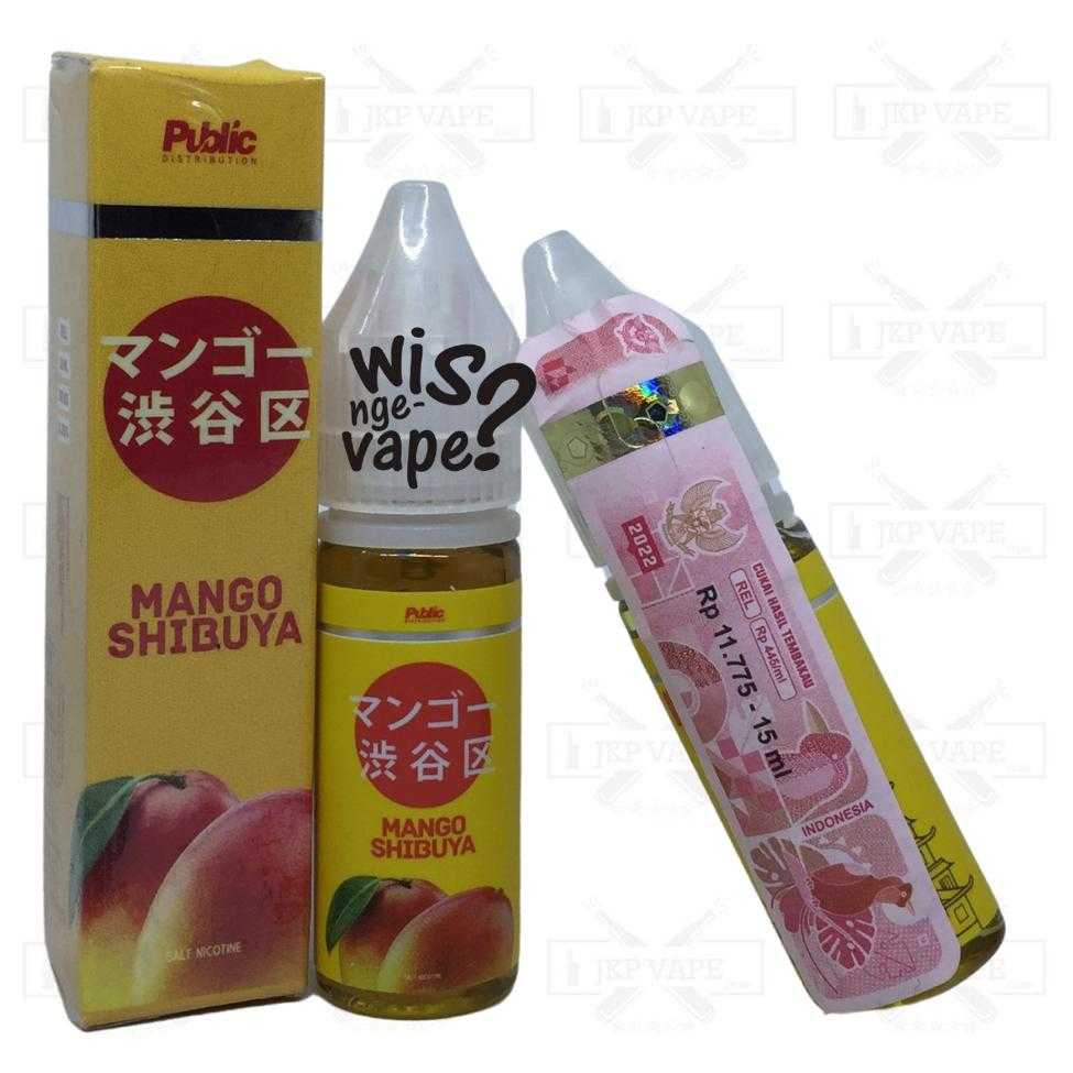 Jual Mango Shibuya 15ml - Salt Nic Liquid Vape By Public Distri