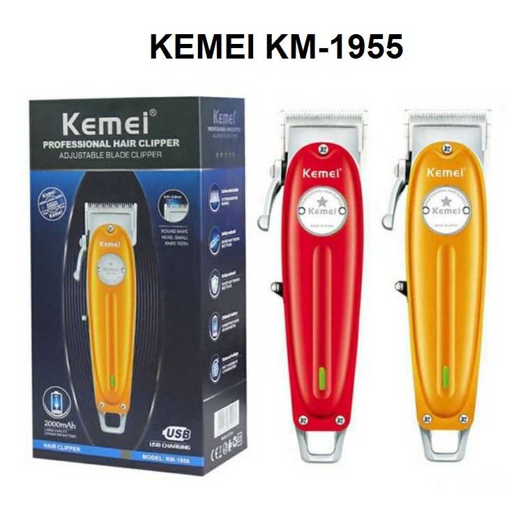 Jual KEMEI KM-1955 - Professional Electric Hair Clipper - Alat