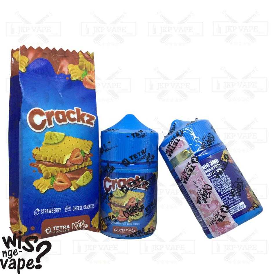 Jual Crackz V1 Strawberry Cheese Crackerz 60ml - Liquid Vape by