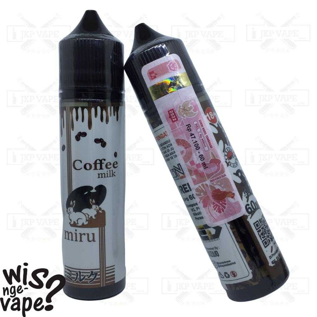 Jual Miru Coffee Milk 60ml - By Jozojo Liquid Vape X Eliquid