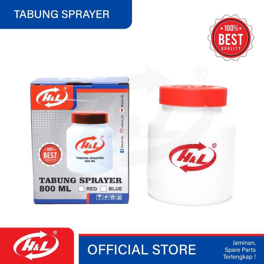 Jual Botol Cat Termasuk Tutup H&L HL 719 / 718 - Tabung Sprayer