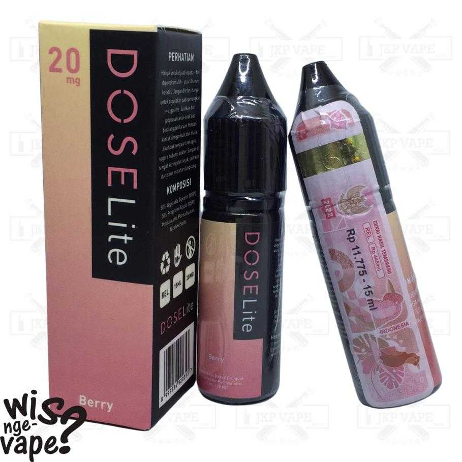 Jual Dose Lite Berry 15ml - Salt Nic Liquid Vape By Hex Juice