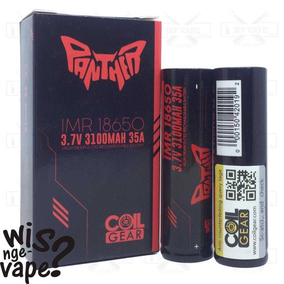 Jual BATTERY COIL GEAR PANTHER -IMR18650 3100MAH 35A - AUTHENT