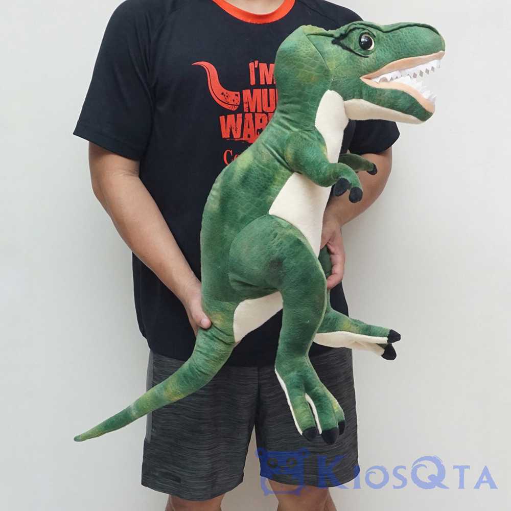 Jual boneka dinosaurus t-rex tyrannosaurus hijau XL | Jakmall.com