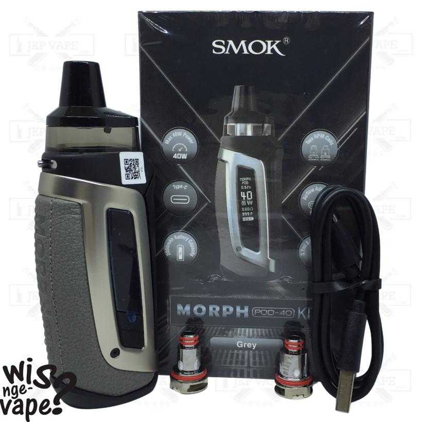 Jual Smok Morph 40W 2000mAh Pod Kit Authentic - Morph 40 PodKit